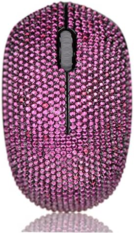 Amazon.com: Bling Dazzling 2.4GHz Wireless Silent Mouse Covered with ...