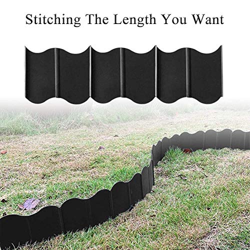 Acidea 20 Pack Garden Lawn Edging Plant Border, Flexible Interlocking ...