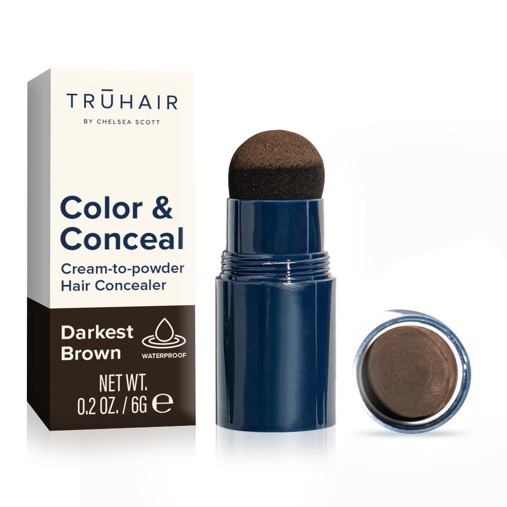 Amazon.com: TRUHAIR Color & Conceal Waterproof Root Touch Up Hair Color ...
