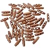 Amazon.com: appuivbt 50Pcs Wooden Toggle Buttons,2 Holes,30mm Sewing ...