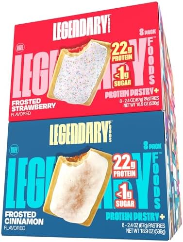 Amazon.com : Legendary Foods 22 g Protein Pastry Bundle - Low Carb Meal ...