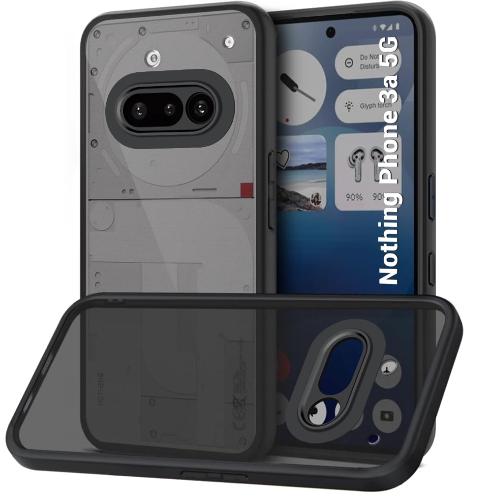TheGiftKart Hybrid Shockproof Back Cover Case for Nothing Phone 3a 5G ...