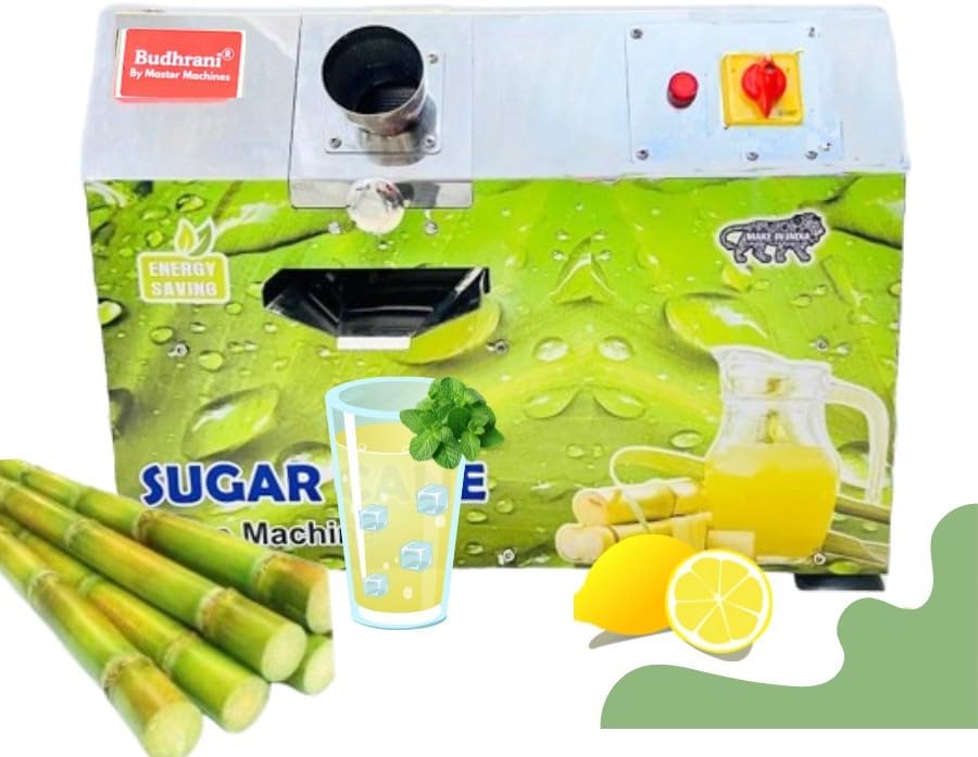 Budhrani® by MASTER MACHINES Electric Sugarcane Juice Machine SS-304 ...