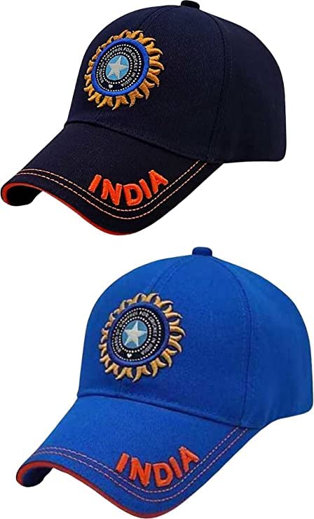 Buy Solid Baseball Casual Sports Adjustable Cotton Indian Cricket Caps ...