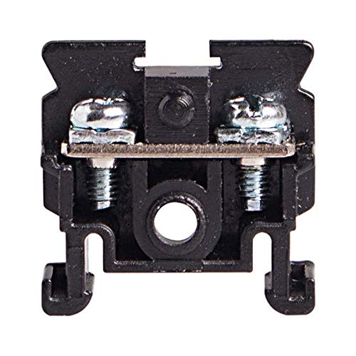 KTB2-010, Barrier Modular Terminal Block, 600VA 10A, M3 Screw, L22xW7.1xH21.2mm, Flame Retardant ...