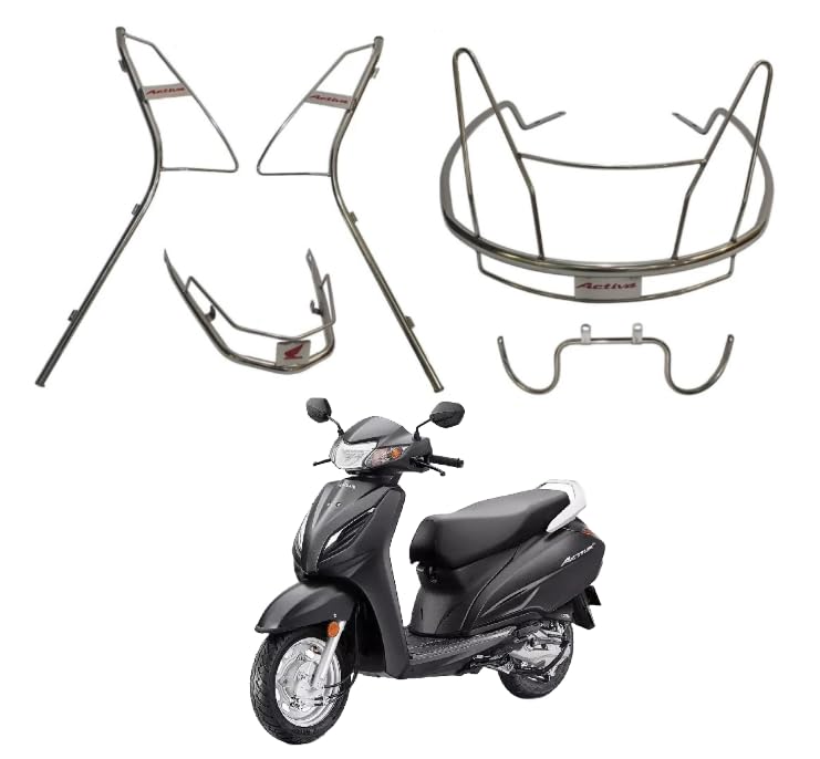 KSHEERI Activa 6G Full Body Chrome Crash Guard Suitable For Honda ...