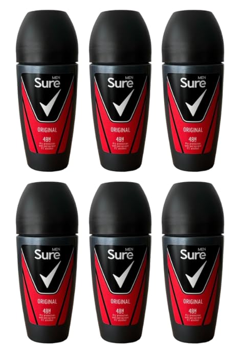 Amazon.com : Sure Roll On 50ml For Men Original (PACK OF 6) : Beauty ...