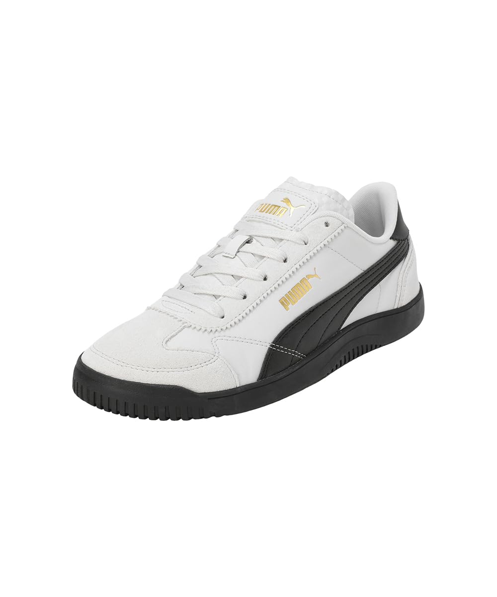 Buy Puma Unisex-Adult Club 5v5 Lux OG Feather Gray-Black-Gold Sneaker ...