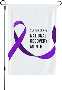 Amazon.com: National Recovery Month Garden Flag Banner 28"X40" Party ...