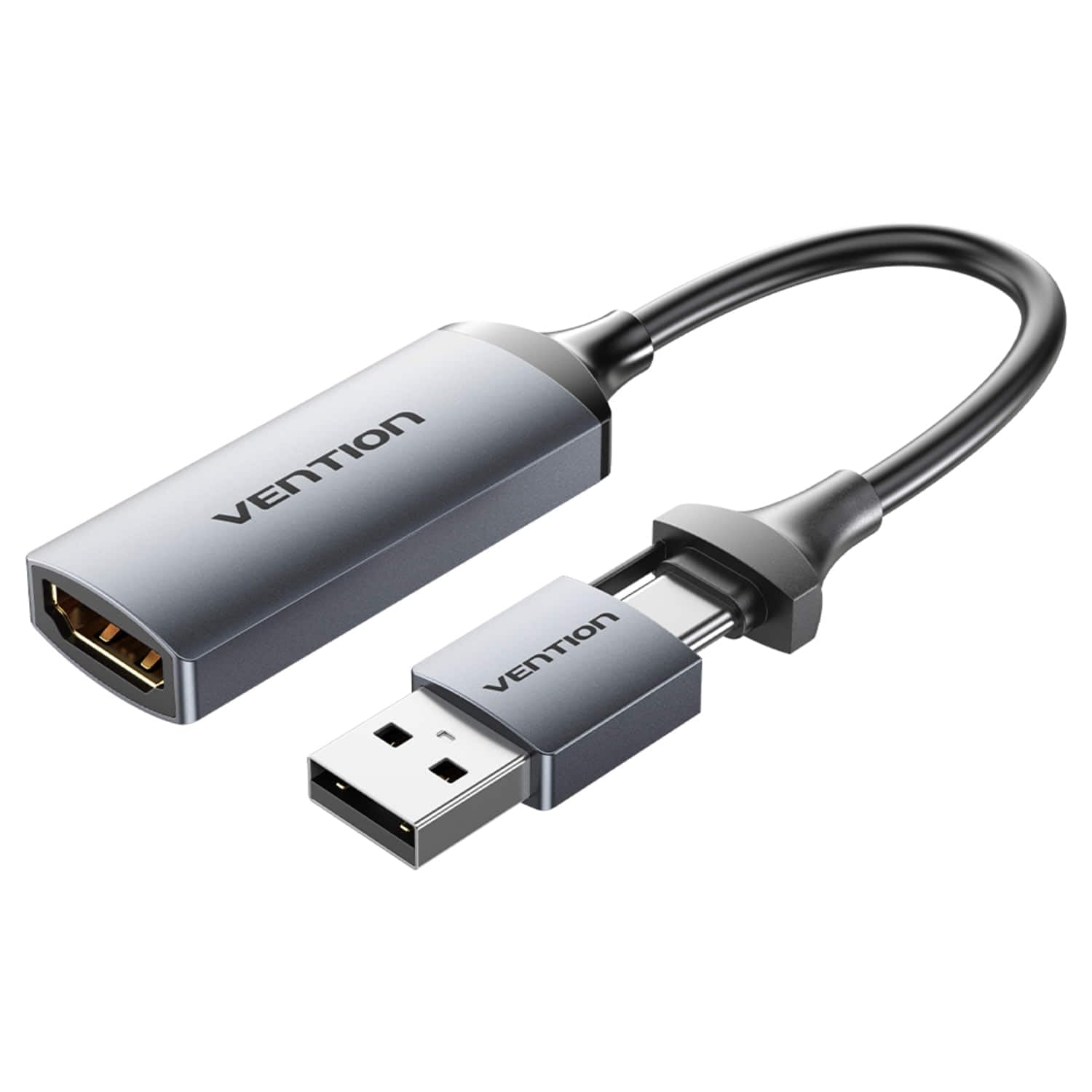 VENTION Video Capture Card HDMI to USB A/USB C, resolution1080 @60Hz ...