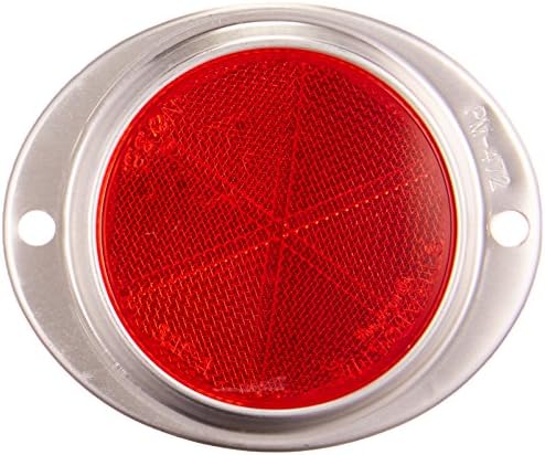 Amazon.com: Peterson Manufacturing V472R Red 3" Aluminum Oval Reflector ...