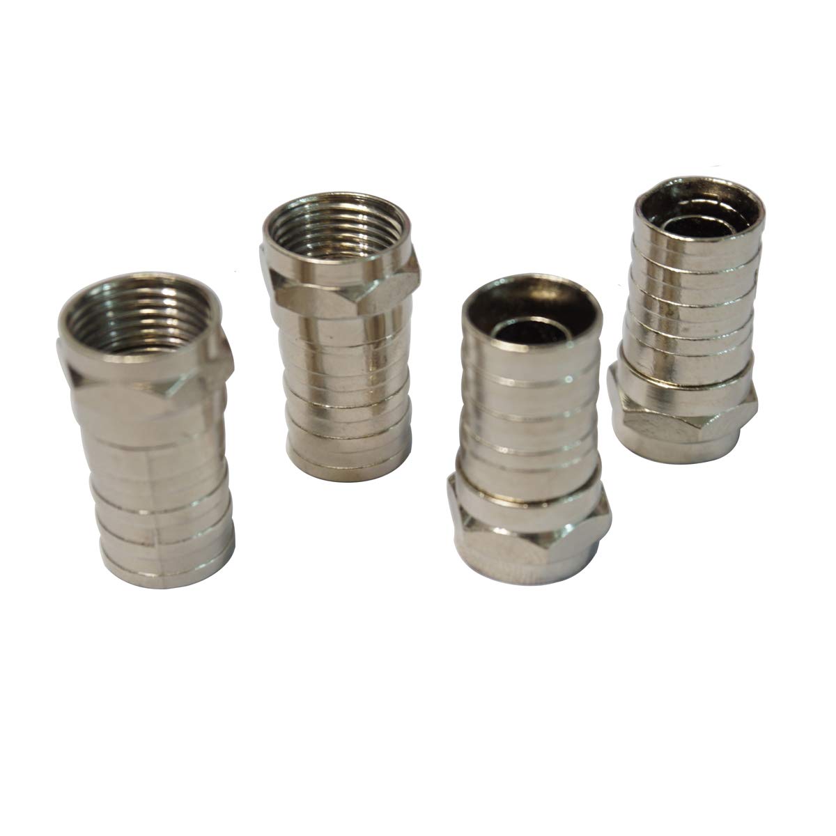 Snapklik.com : TOSY RG6 Coaxial Crimp Connector For Permanent Coaxial ...