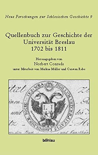 Amazon.com: Quellenbuch Zur Geschichte Der Universitat Breslau 1702 Bis ...