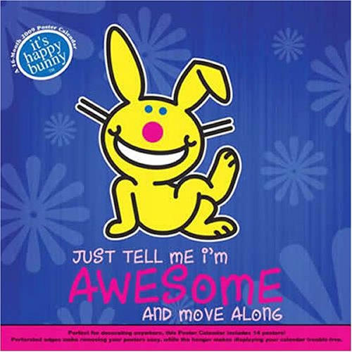 Its Happy Bunny 2009 Poster Calendar 998095: Trends: 9781600696213 ...
