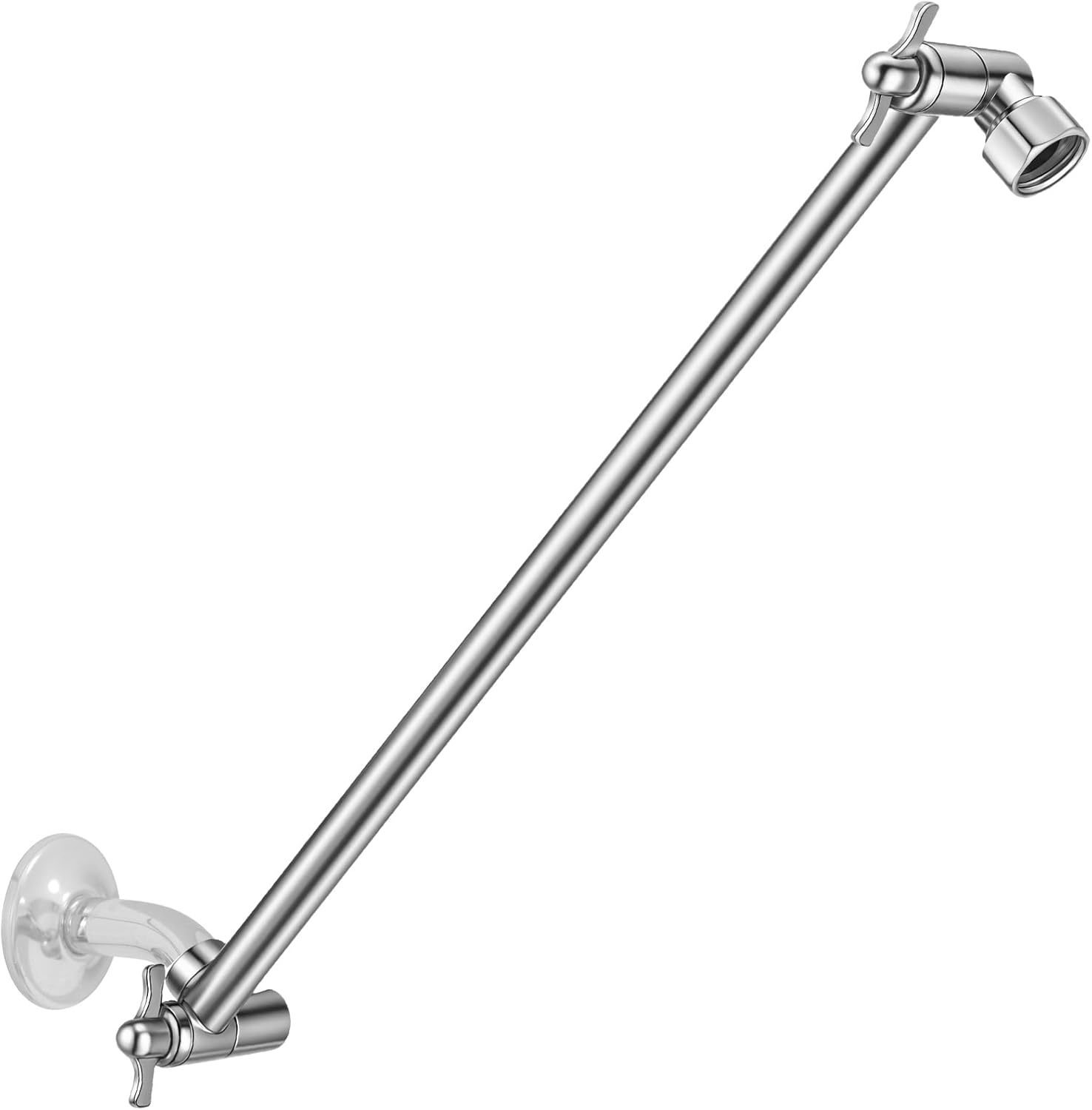 Yaocom 16 Inch Extra Long Shower Head Extension Arm, Adjustable Solid ...