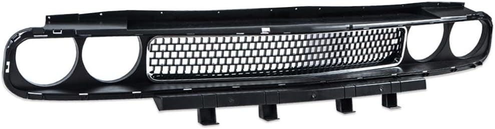 Amazon.com: Dodge Challenger Black Front Honeycomb Hellcat SRT Grille ...
