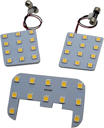 Amazon | LMMC デイズルークス B21A デイズ B21W ekスペース B11A ekワゴン B11W ekカスタム B11W LEDルームランプ 室内灯 [ 電球色 or ...