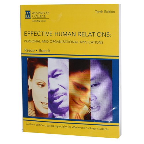 Effective Human Relations: Personal and Organizational Applications ...