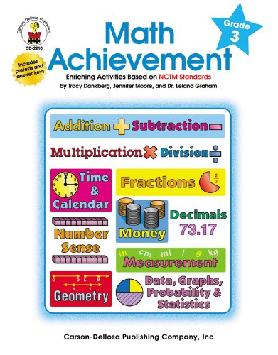 Amazon.com: Math Achievement, Grade 3: 9780887246395: Dankberg, Tracy ...