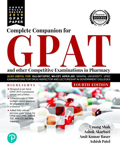 Complete Companion for GPAT and Other Entrance Examination in Pharmacy ...