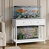 Amazon.com: MilleLoom Aquarium Stand 40 Gallon with Power Outlet, Metal ...