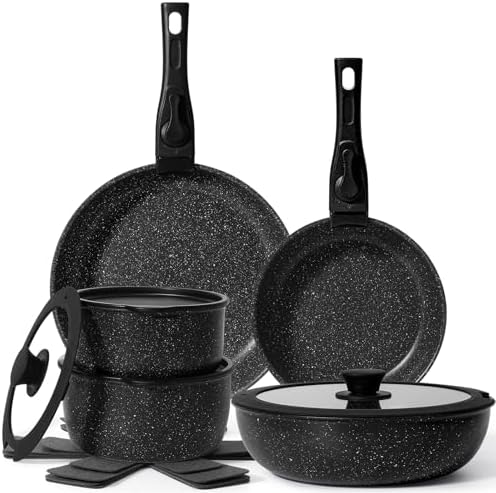 Amazon.com: SODAY 17 Pcs Pots and Pans Set Non Stick, Cookware Sets ...