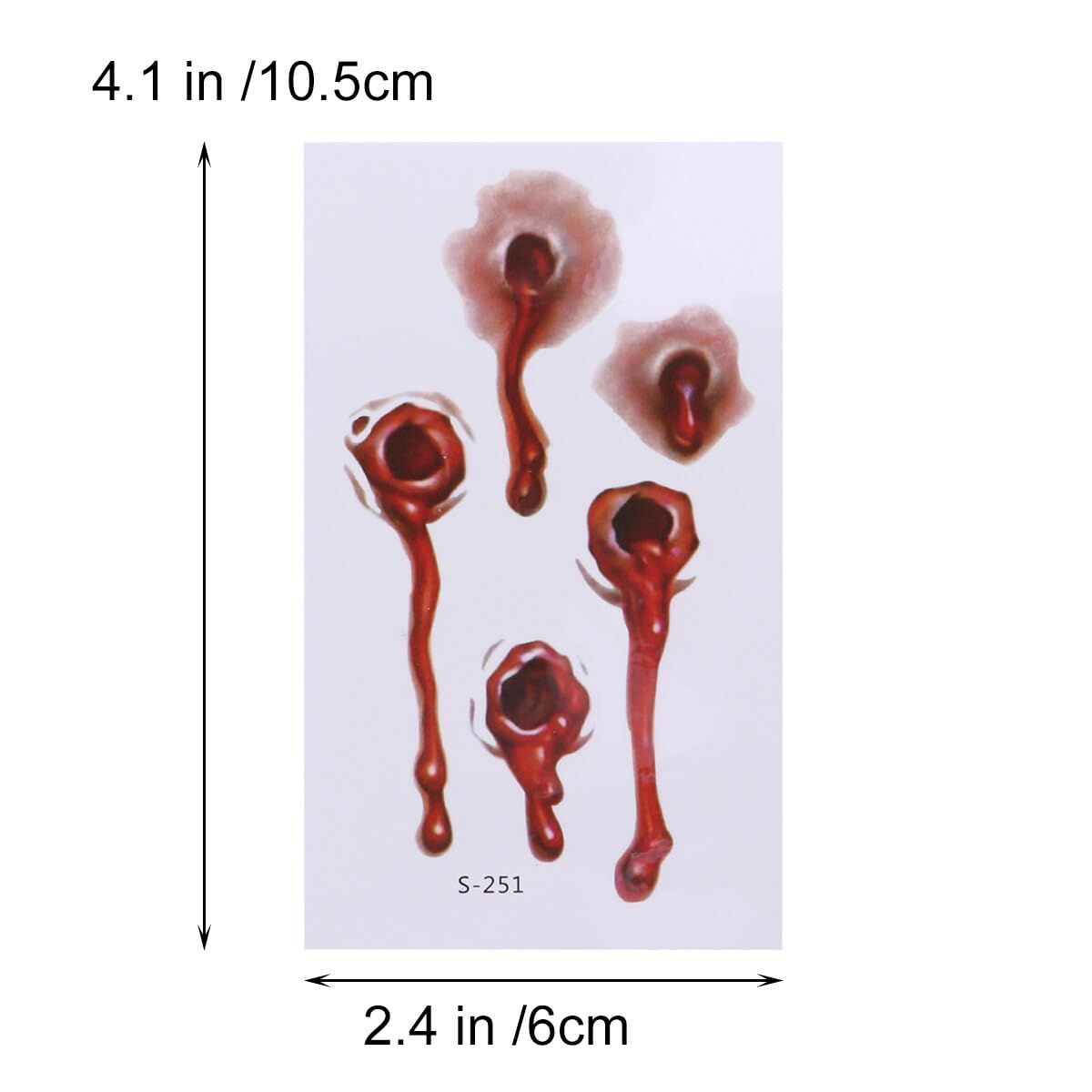 Bullet Wound Sticker