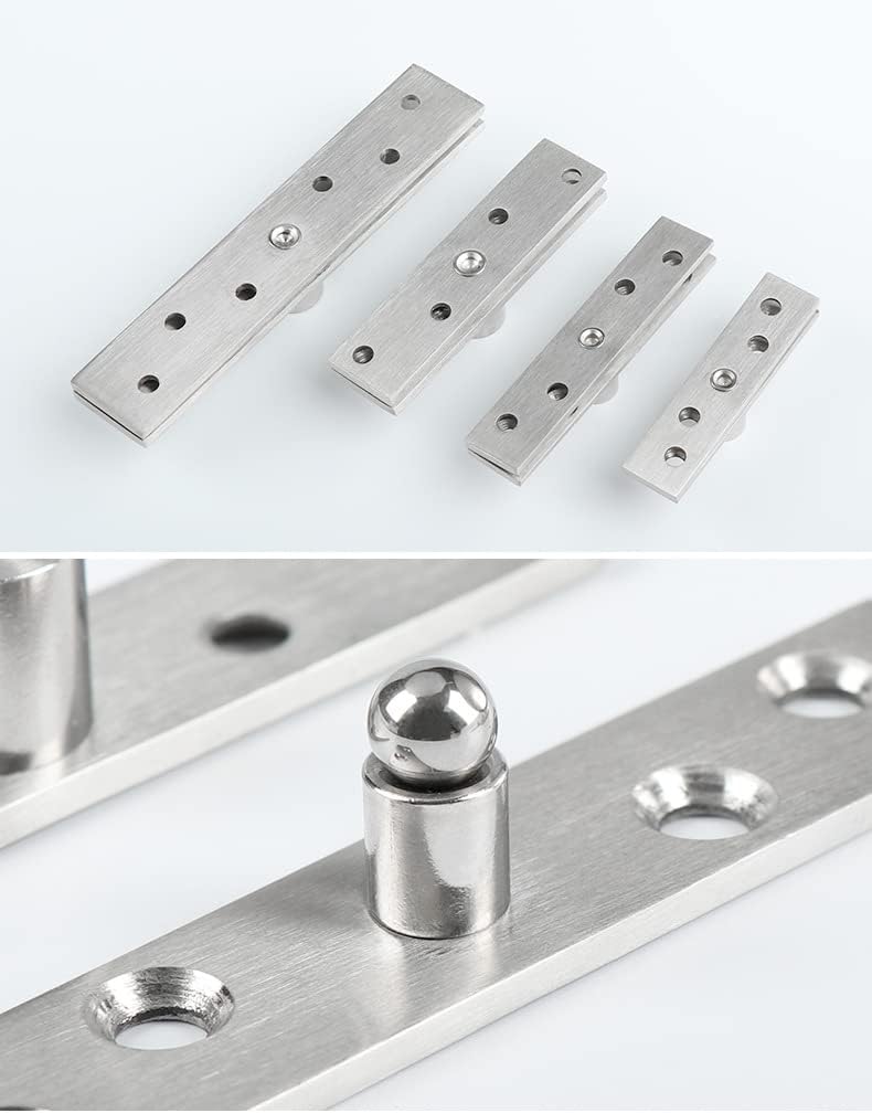 Buy 2 Pcs Pivot Hinge Rotating Hinge Stainless Steel Concealing Hinges ...