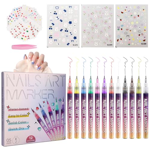 5 Best Nail Art Pens | 12 Colors That Outperform Single-Use Kits