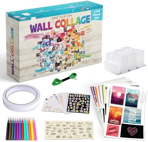 Amazon.com: Craft-tastic DIY Wall Collage – Craft Kit – Personalize ...