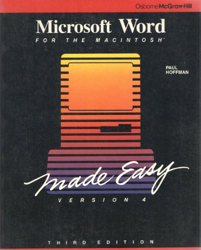 Amazon.com: Microsoft Word Made Easy for the Macintosh: 9780078814785 ...