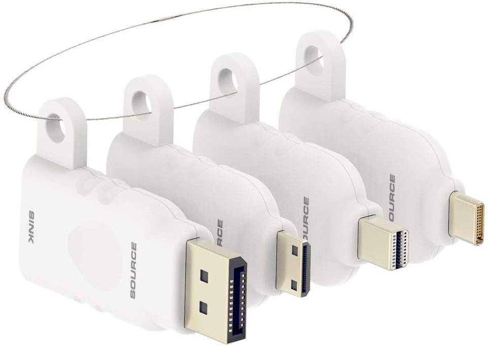 Amazon.com: Universal HDMI Adapter Ring Kit with Security Loop-4K USB C ...