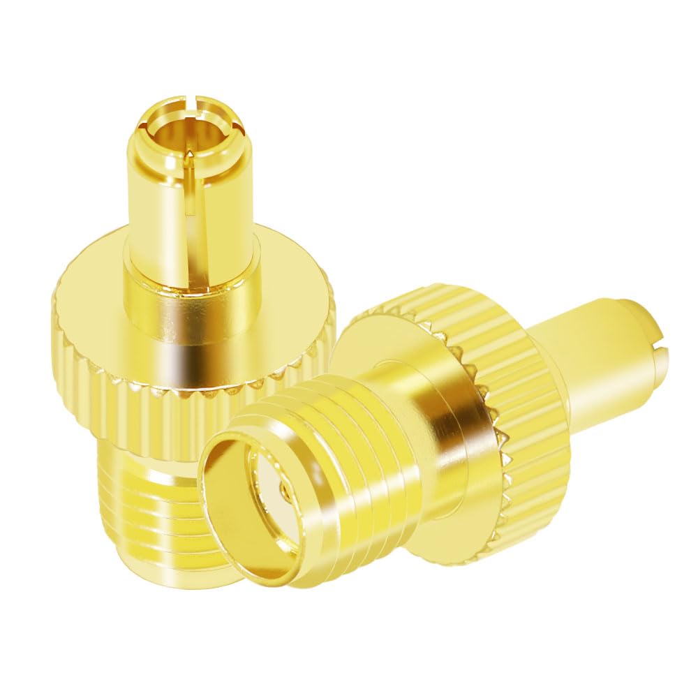 Amazon.com: CNARIO SMA TS9 Coax Adapter SMA Female to TS9 Male Coaxial Connector Gold Plated ...