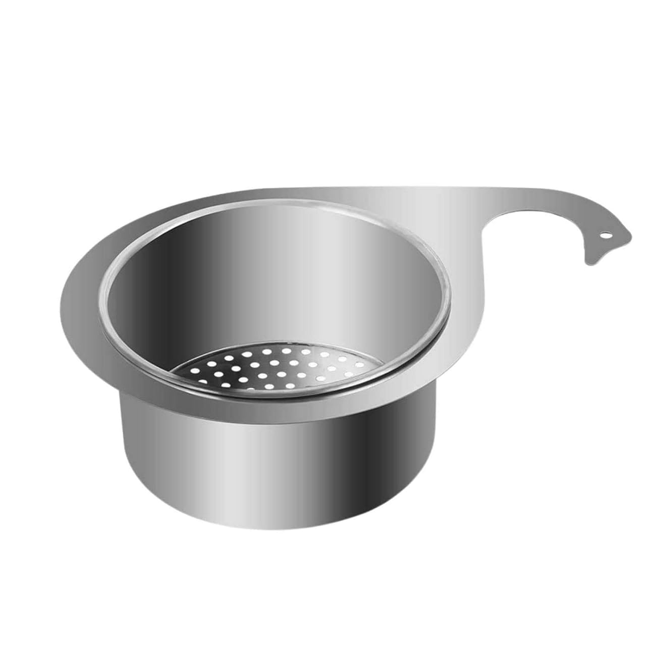 Stainless Steel Drain Sink Strainer Basket Swan Drain Rack,Kitchen Sink ...
