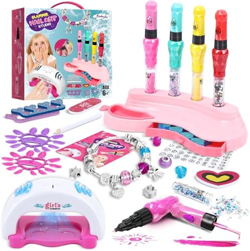 Amazon.com : Combaybe Kids Nail Polish Set for Girls - Girls Toys 8-10 ...