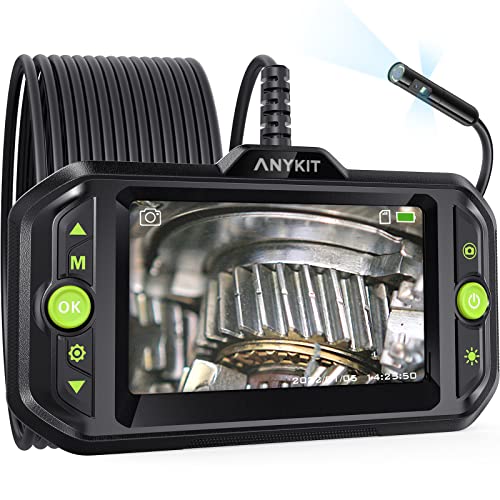 Triple Lens Endoscope, Anykit 1080P Borescope Inspection Camera with 6 ...