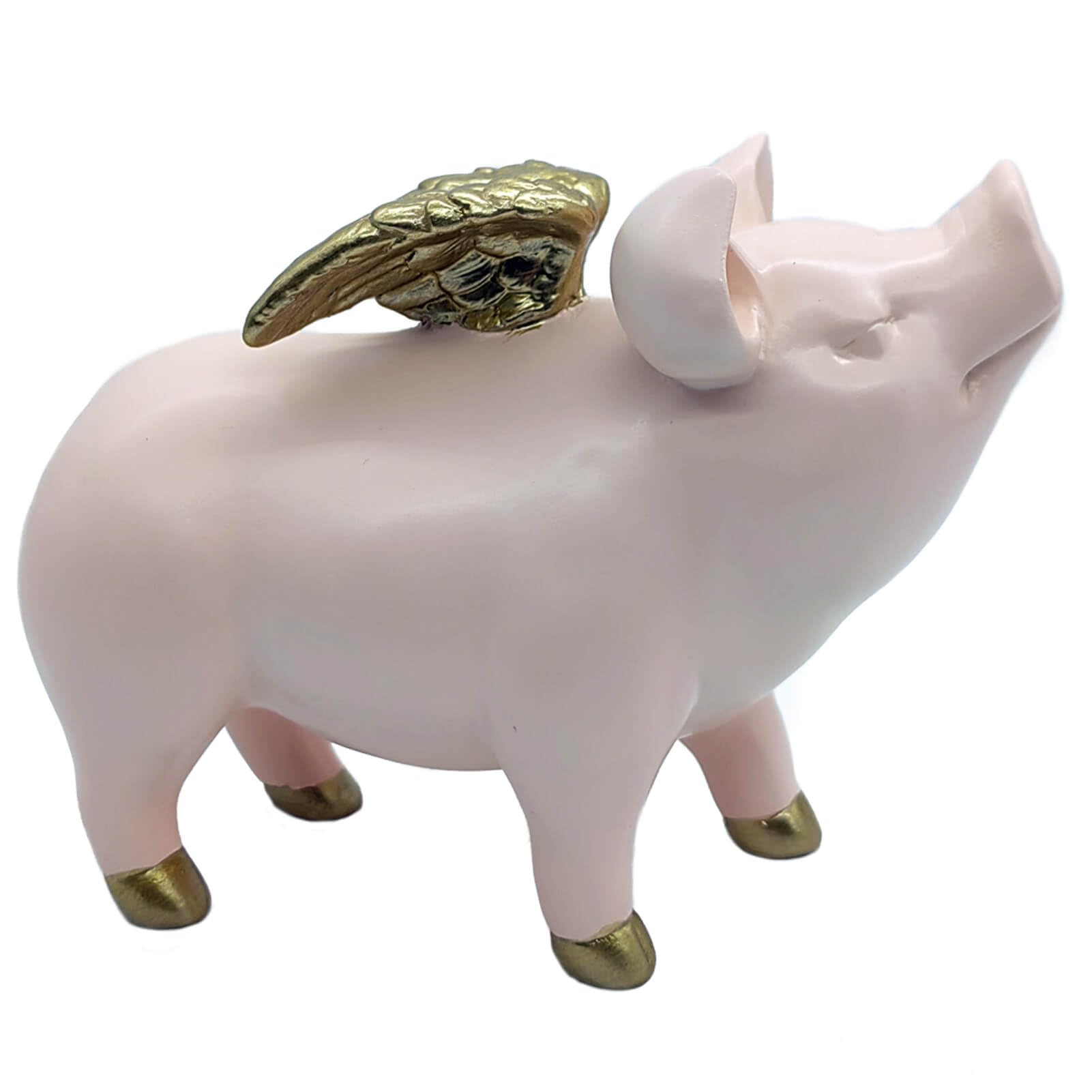 Ceramic Pig With Wings