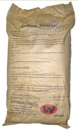 Sodium Stearate Powder [C17H35COONa] [CAS_822-16-2] White (50 Lbs Bag) by Wintersun Chemical ...