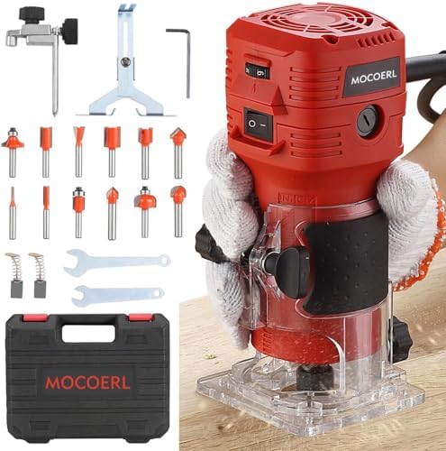 Router Tool Wood Trimmer Router Electric Hand Trimmer Laminate Milling ...