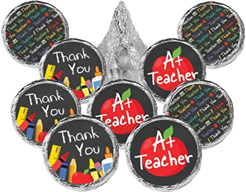 Amazon.com: Thank You Teacher Labels Teacher's Day Appreciation ...