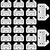Litoexpe 20pcs Plastic Drawer Guides, Rear Drawer Track Guide ...