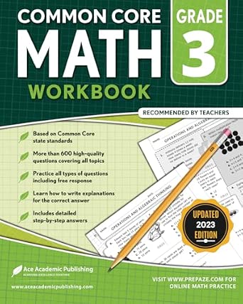 3rd Grade Math Workbook: Common Core Math Workbook: Publishing, Ace ...