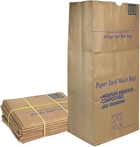 Amazon.com: 30 Gallon Lawn & Leaf 2-Ply Heavy-Duty Yard Waste Compost ...