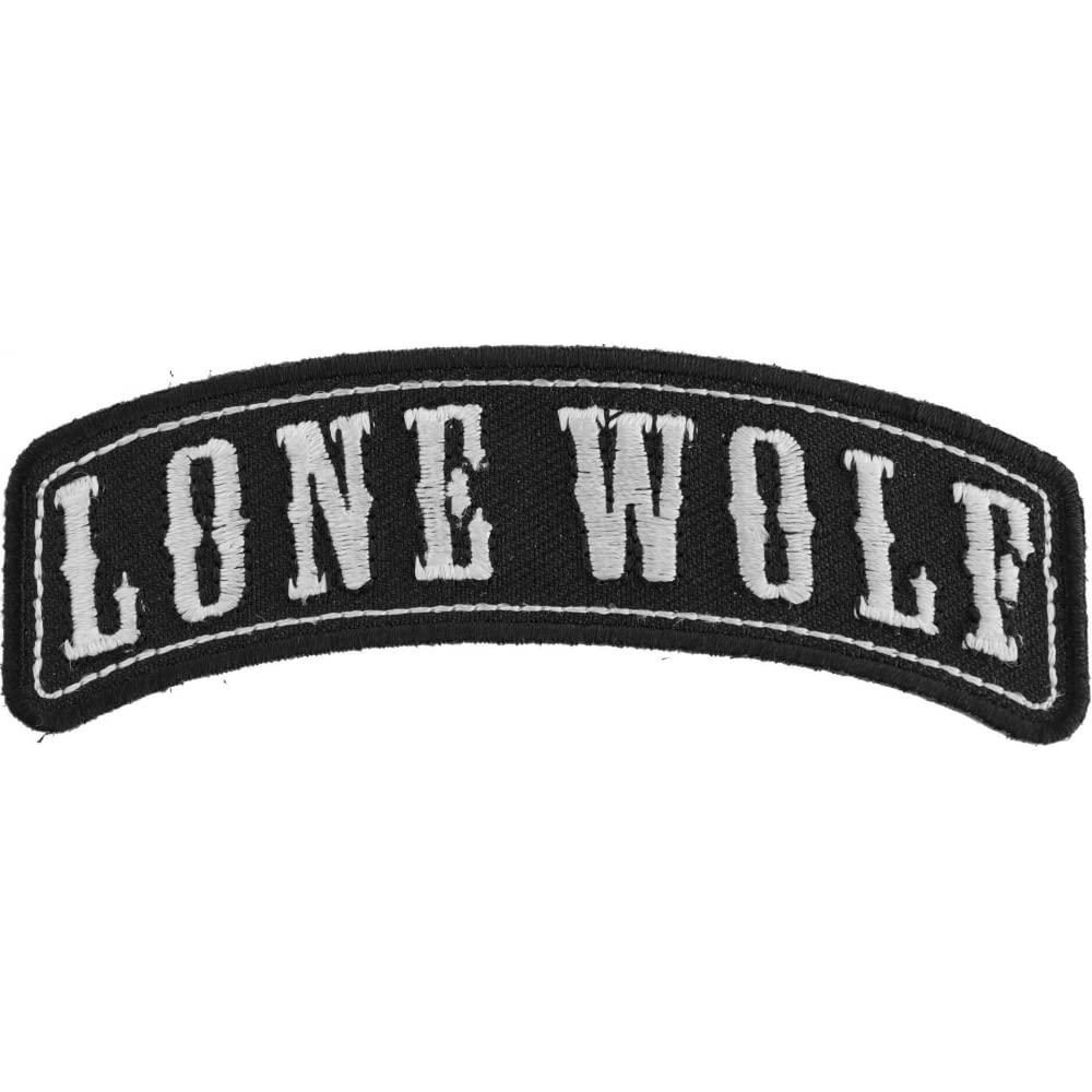 Amazon.com: Lone Wolf Patch, Biker Saying Patches : Arts, Crafts & Sewing
