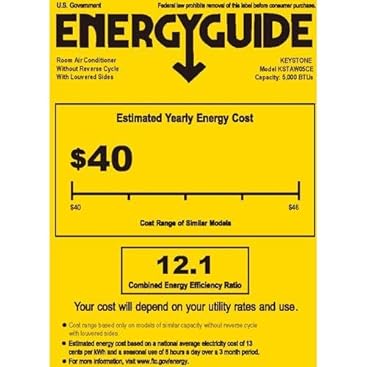 Amazon.com: Keystone 5,000 BTU Window Air Conditioner and Dehumidifier ...