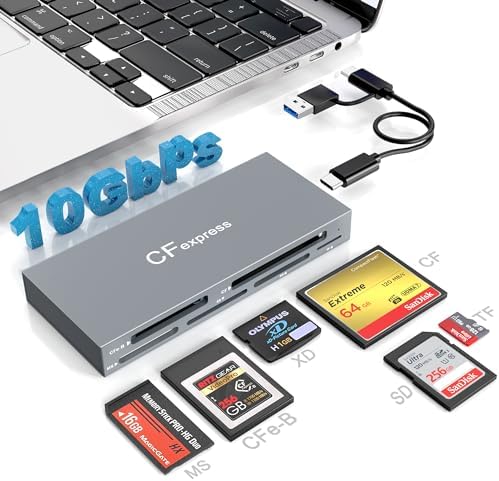 Amazon.com: CFexpress Type B Card Reader,8 in 1 Multi CF Express Reader ...