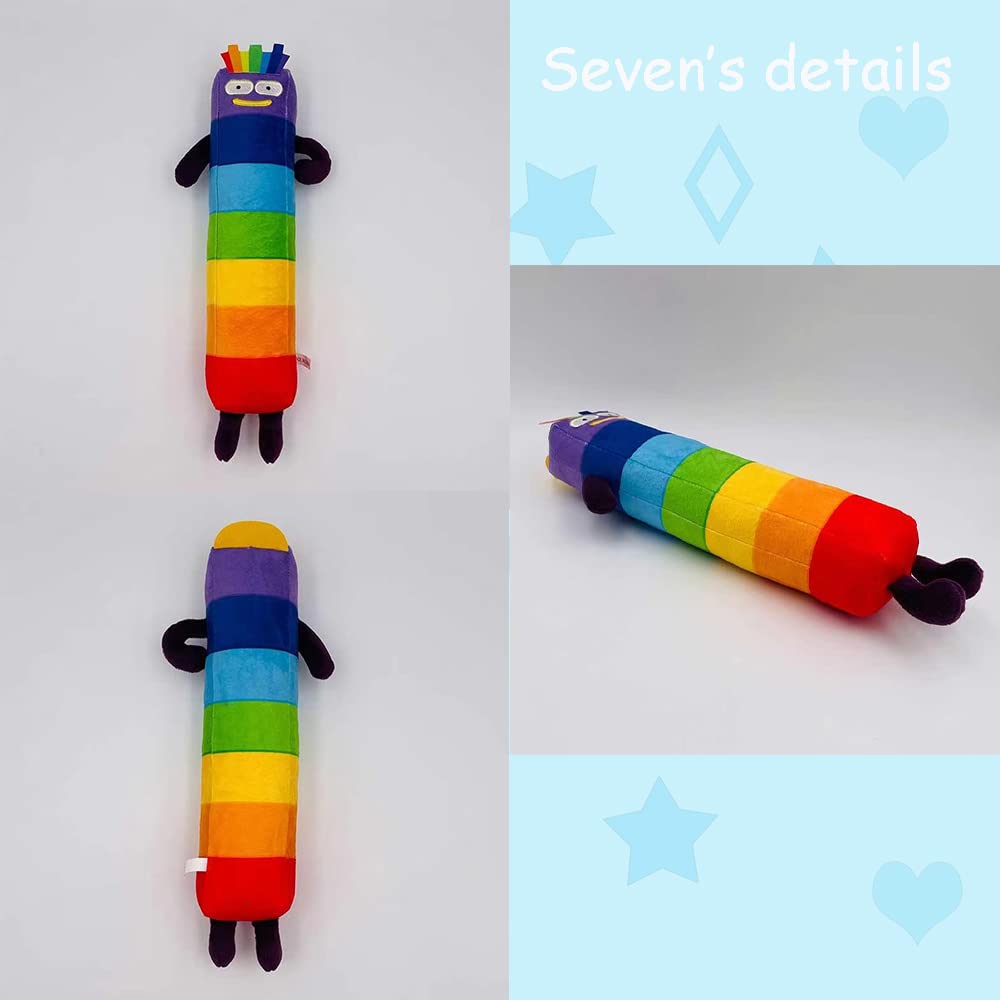 6 Pcs Numberblocks Plush Set 5-10, Numberblocks Anime Plush Toys, Cute ...