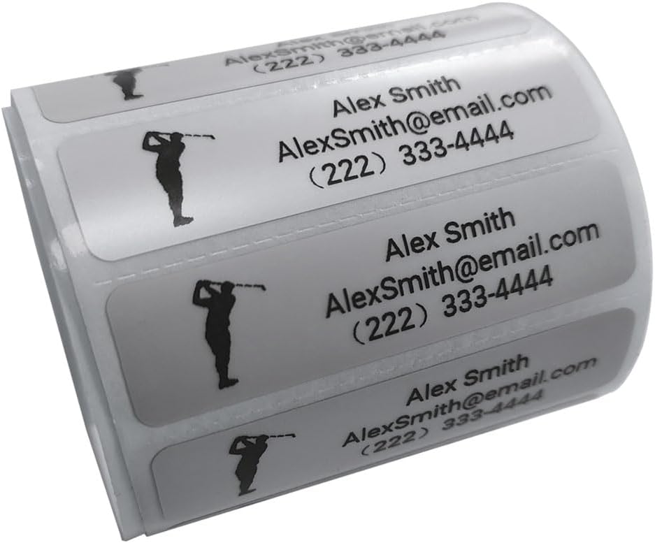 Amazon.com: YunBoCode Personalized Golf Club Name Labels - Custom ...