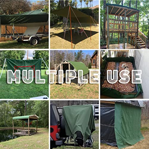 Snapklik.com : CARTMAN Finished Size 7x9 Feet Canvas Tarp