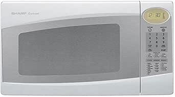 Sharp R-308JW - Horno microondas de tamaño medio, 1100 W, color blanco ...